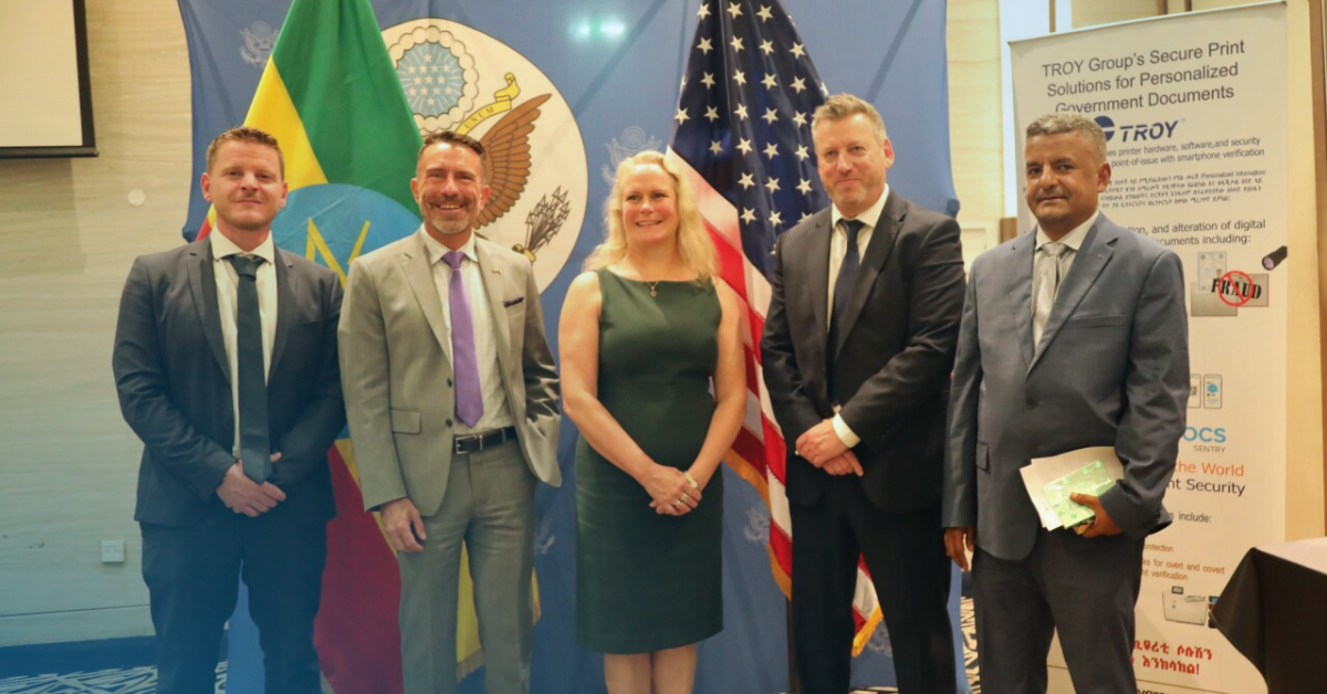 TROY Group Showcases Secure Printing Solutions in Ethiopia